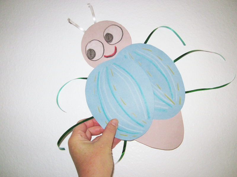 Weavings: Make Big Paper Bugs -- FREE pattern!