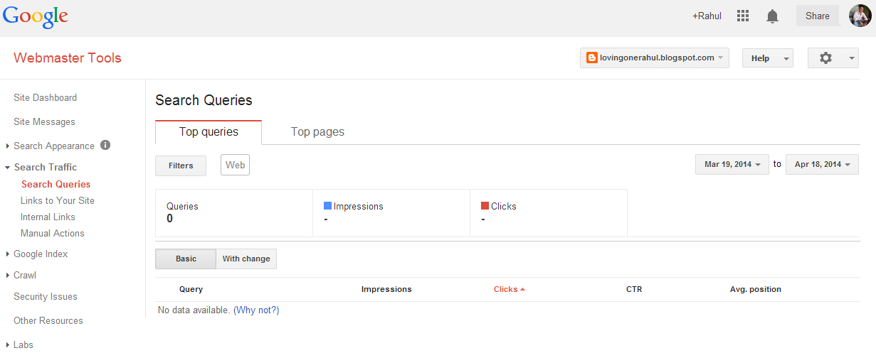 How to use Google Webmaster Account to Increase Traffic? ~ Web Brain ...