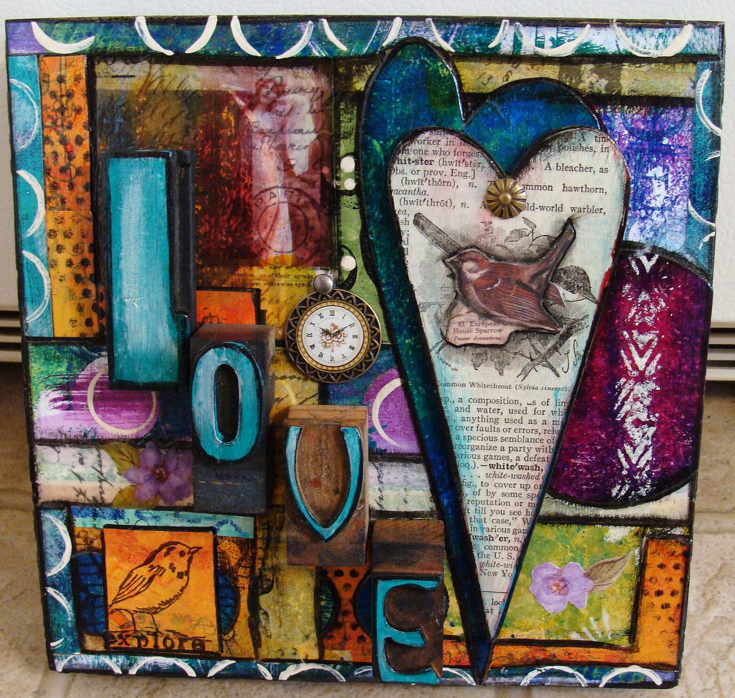 My Art Journal: New Painted Papers=New Art