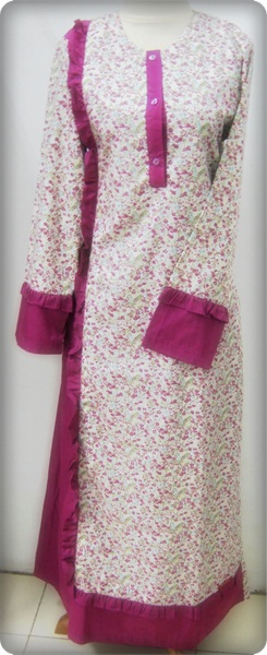 TeMuKaN DiSiNi model gamis katun terbaru