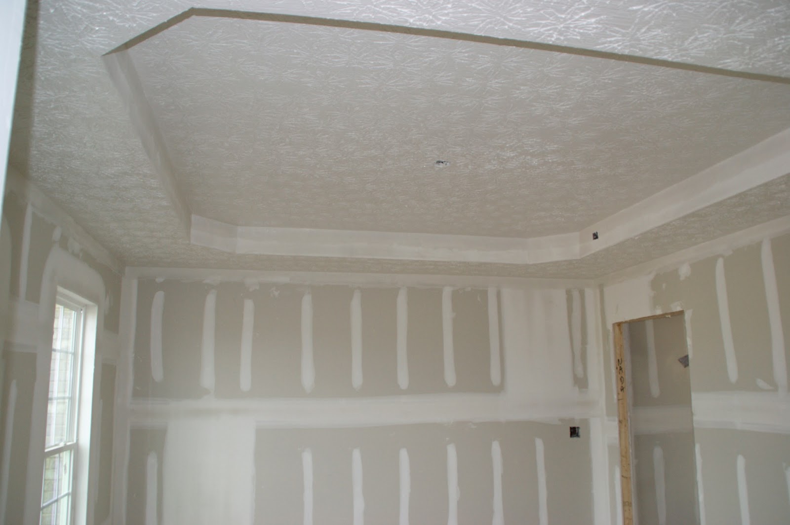 Building our Heavenly Highgrove: Day 54: Ceiling Textured & Final Drywall