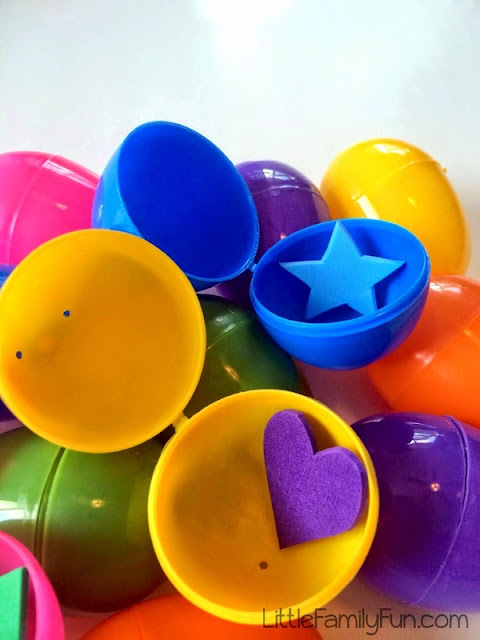 Little Family Fun: Easter Egg Shape Hunt!