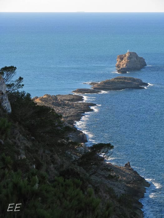 Mallorca es así también: Punta de El Toro - rodeada de azules