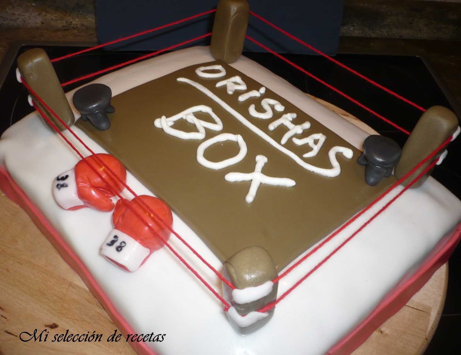 Mi selección de recetas dulces: Tarta ring de boxeo...