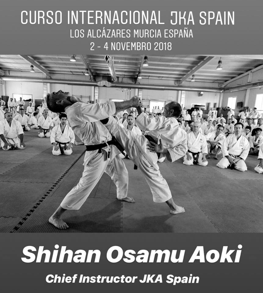 Rui Jerónimo: Curso Sensei Ueki 9º DAN JKA (Murcia)