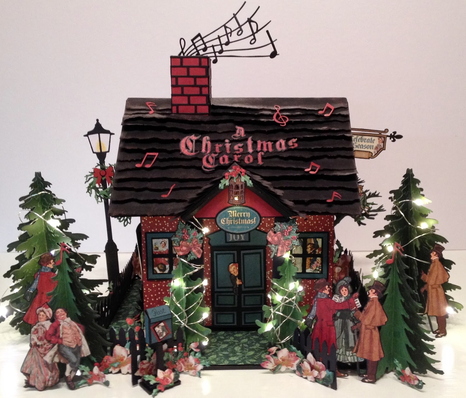 Templates and Tutorial for the G 45 A Christmas Carol Christmas house ...