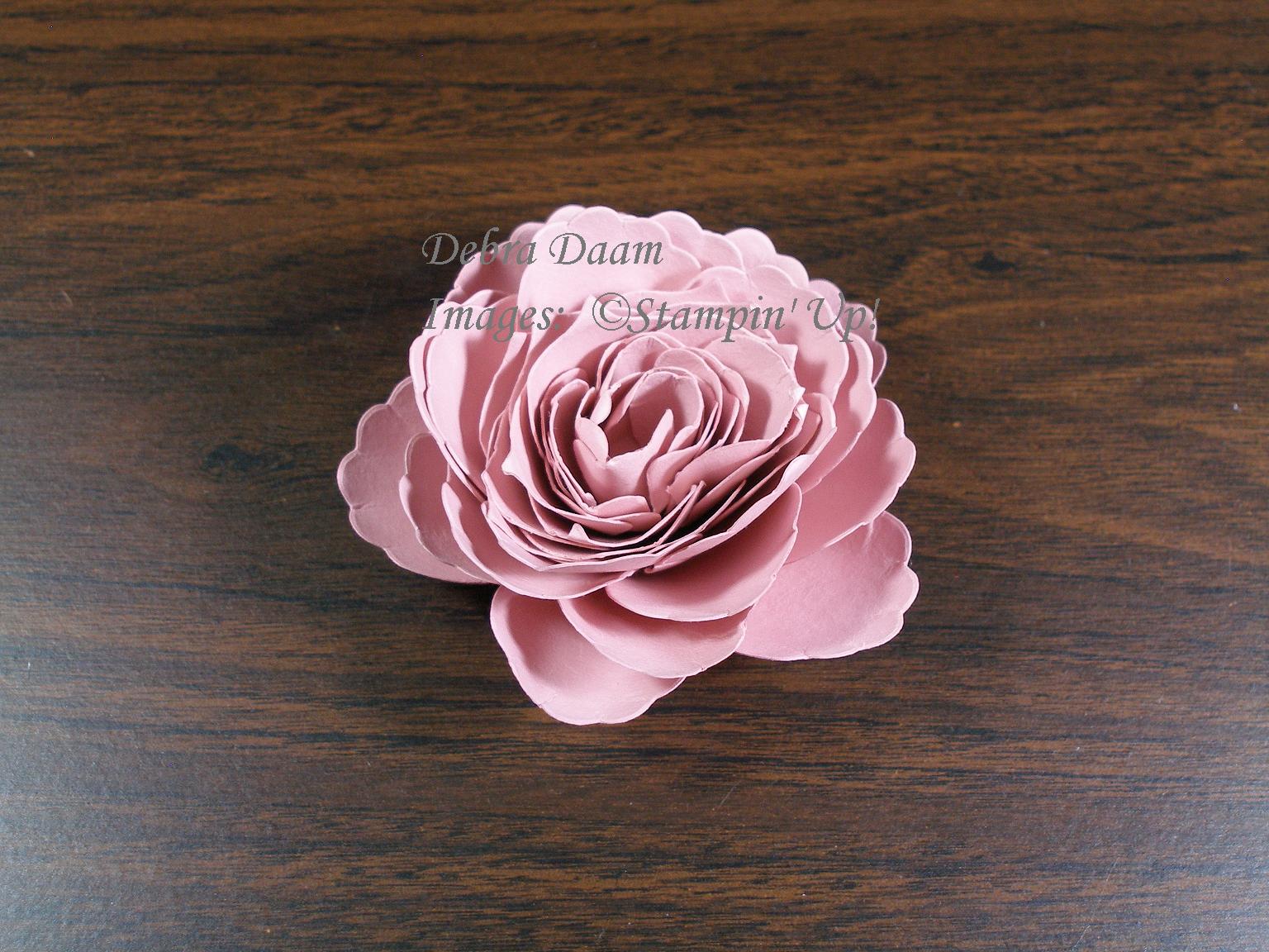 Debra's Stamp Life: Fun Flowers Rose Tutorial