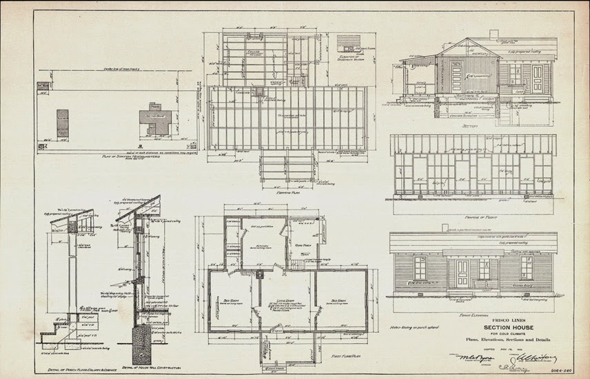 Nirvana Valley Model Railroad: Frisco Section House, 3d Printed in HO Scale