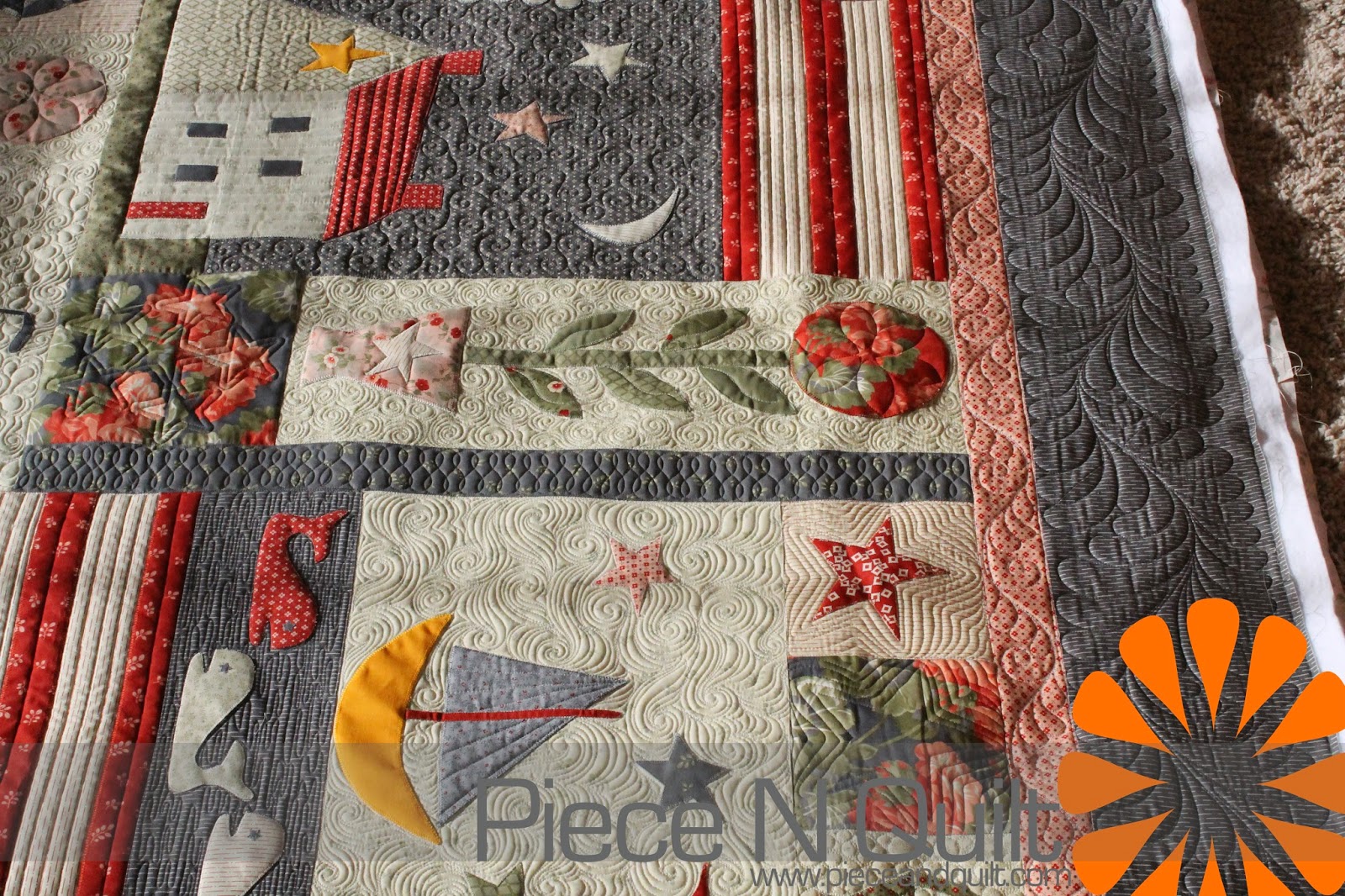 Piece N Quilt: Front Porch - Block of the Month Quilt