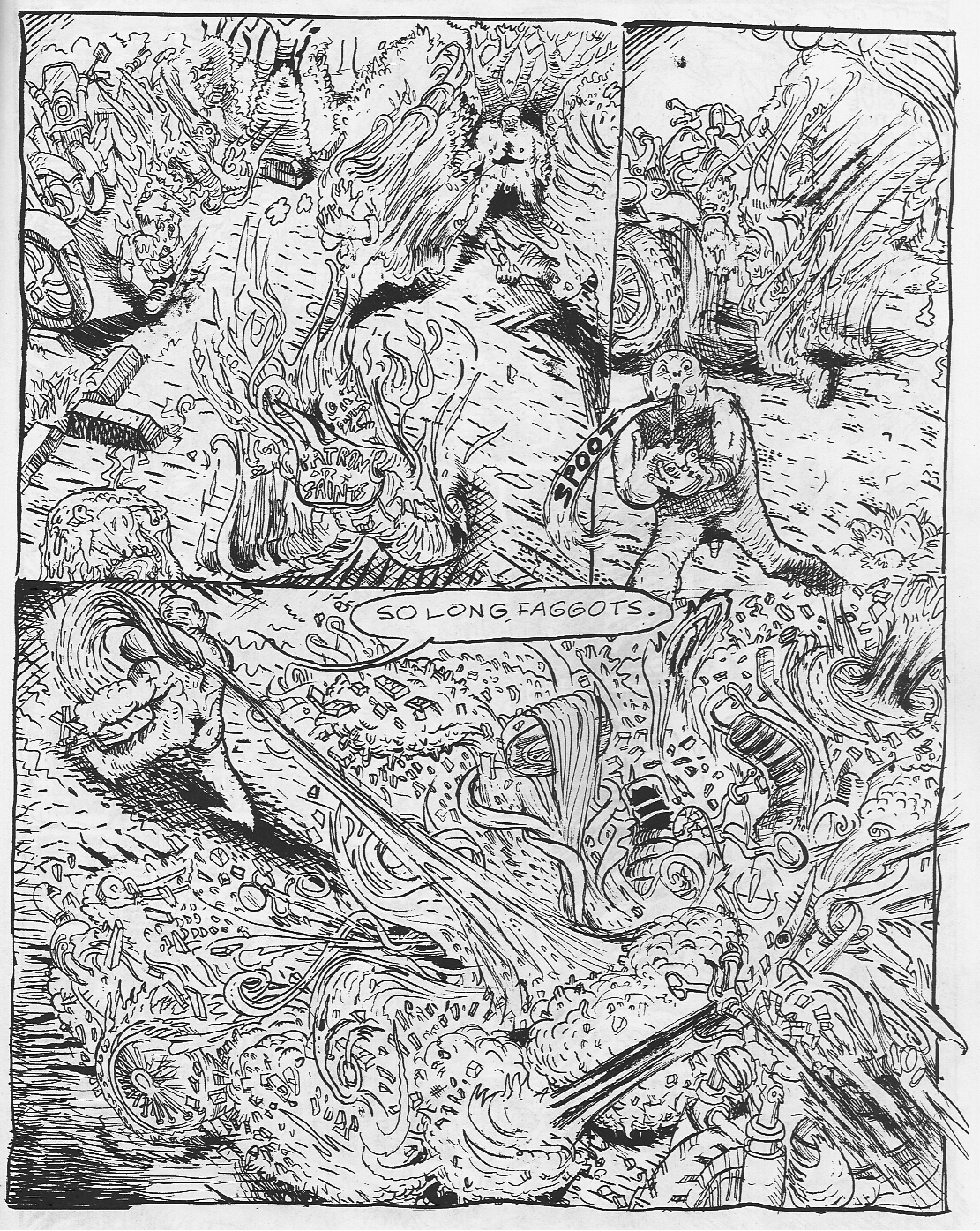 Mandorla · El blog de cómics de Santiago García: JOSH BAYER: FUERZA BRUTA