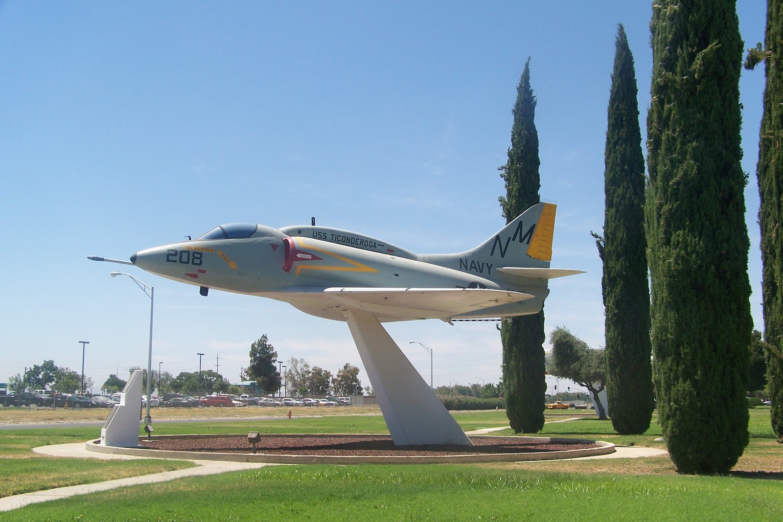 Old Retired Petty Officer: The Planes on Poles at NAS Lemoore