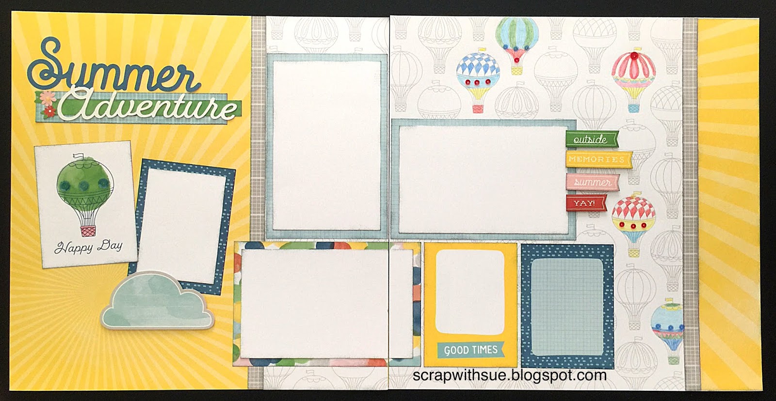 Scrap with Sue: September Club Kit - Central Park