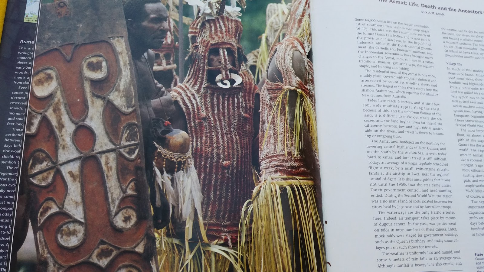 serba vintage: ASMAT ART PAPUA vintage & Perisai kayu.