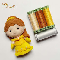 Timart: Apostila - Bela e a Fera Pocket em Feltro