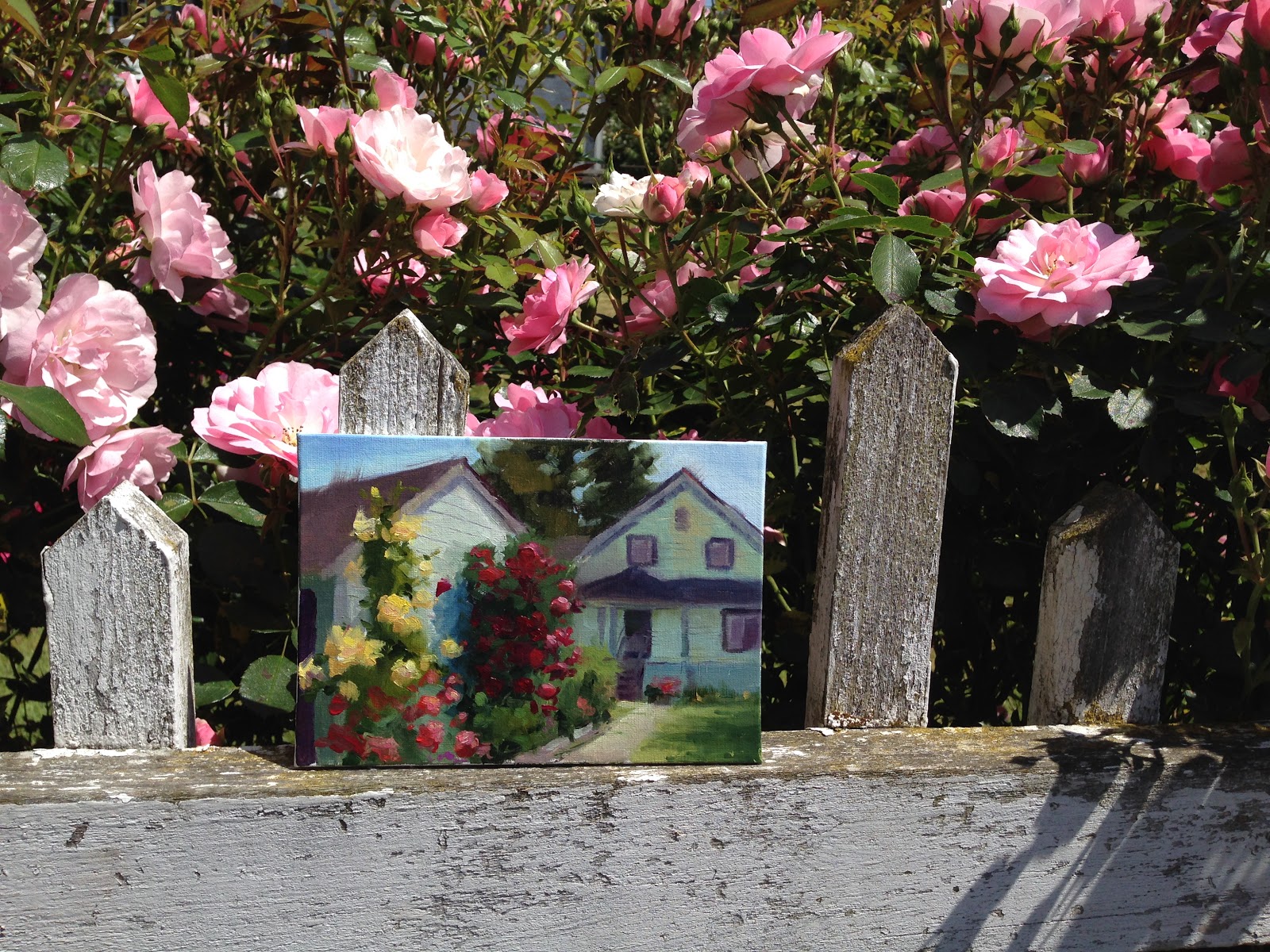 Squeeze In - Paint Out : No. 456 Antique Rose Farm #3