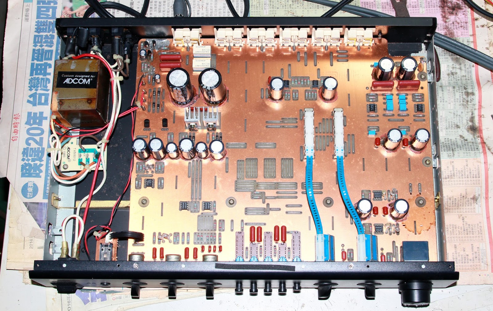 吉鵬音響工作坊: [維修]ADCOM GFP-555II PRE