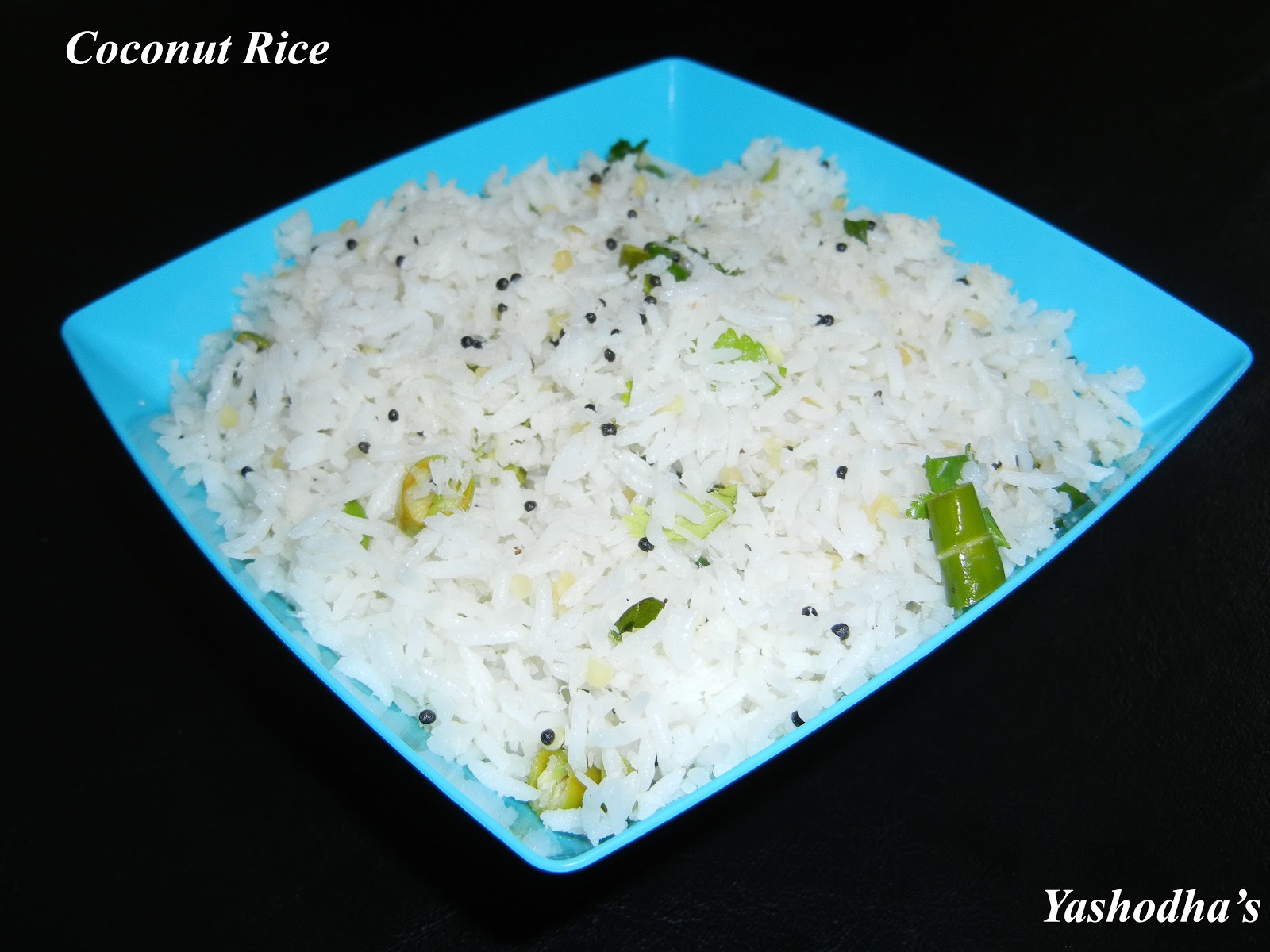 Yashodha's kitchen: COCONUT RICE / THENGAI SADHAM