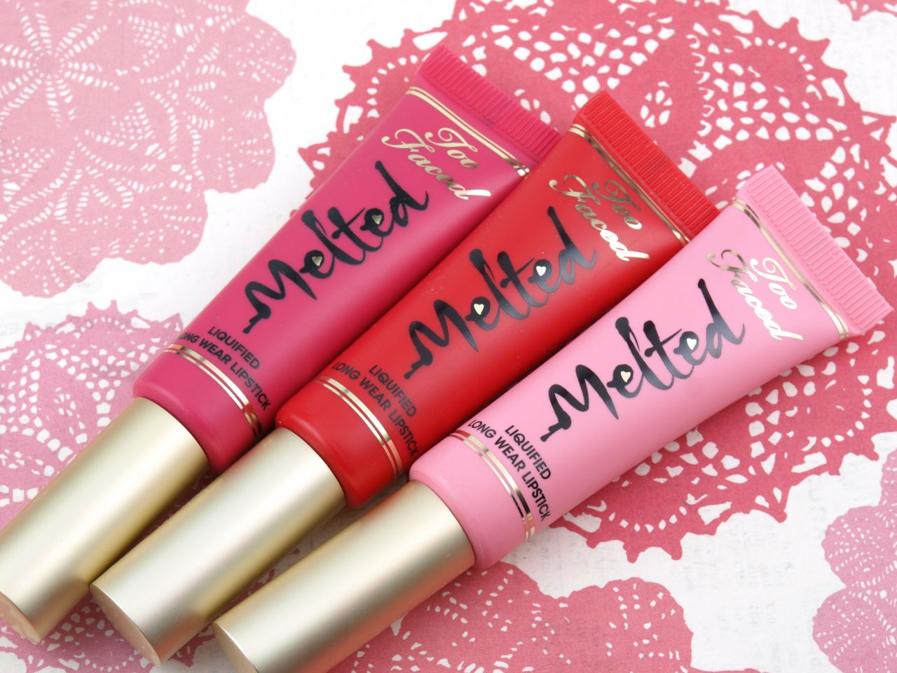 Too Faced Melted Liquified Long Wear Lipstick New Summer 2015 Shades ...