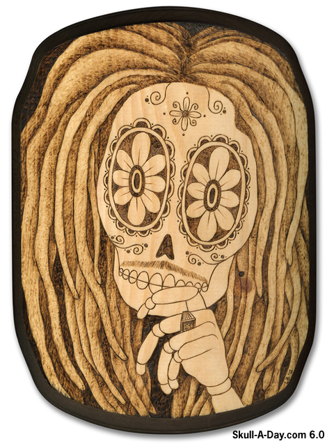 Super Pyrography & Painted Skull Saturday