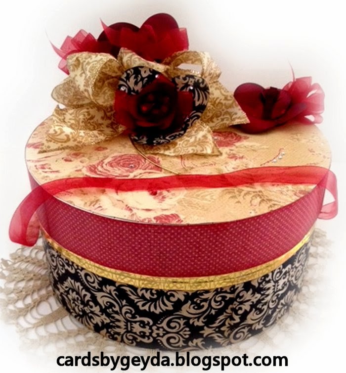 Paper Craft Creations: Dress Shop Vintage Victorian Hat Boxes And ...