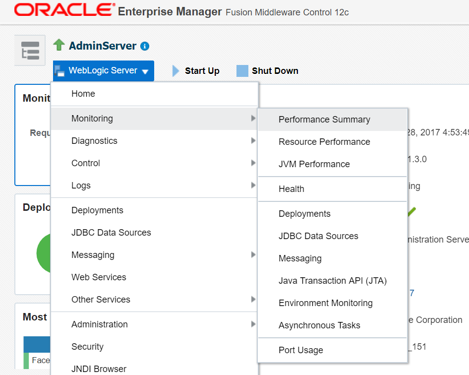 Oracle Soa Suite Viewing Performance Metrics Using Fusion Middleware