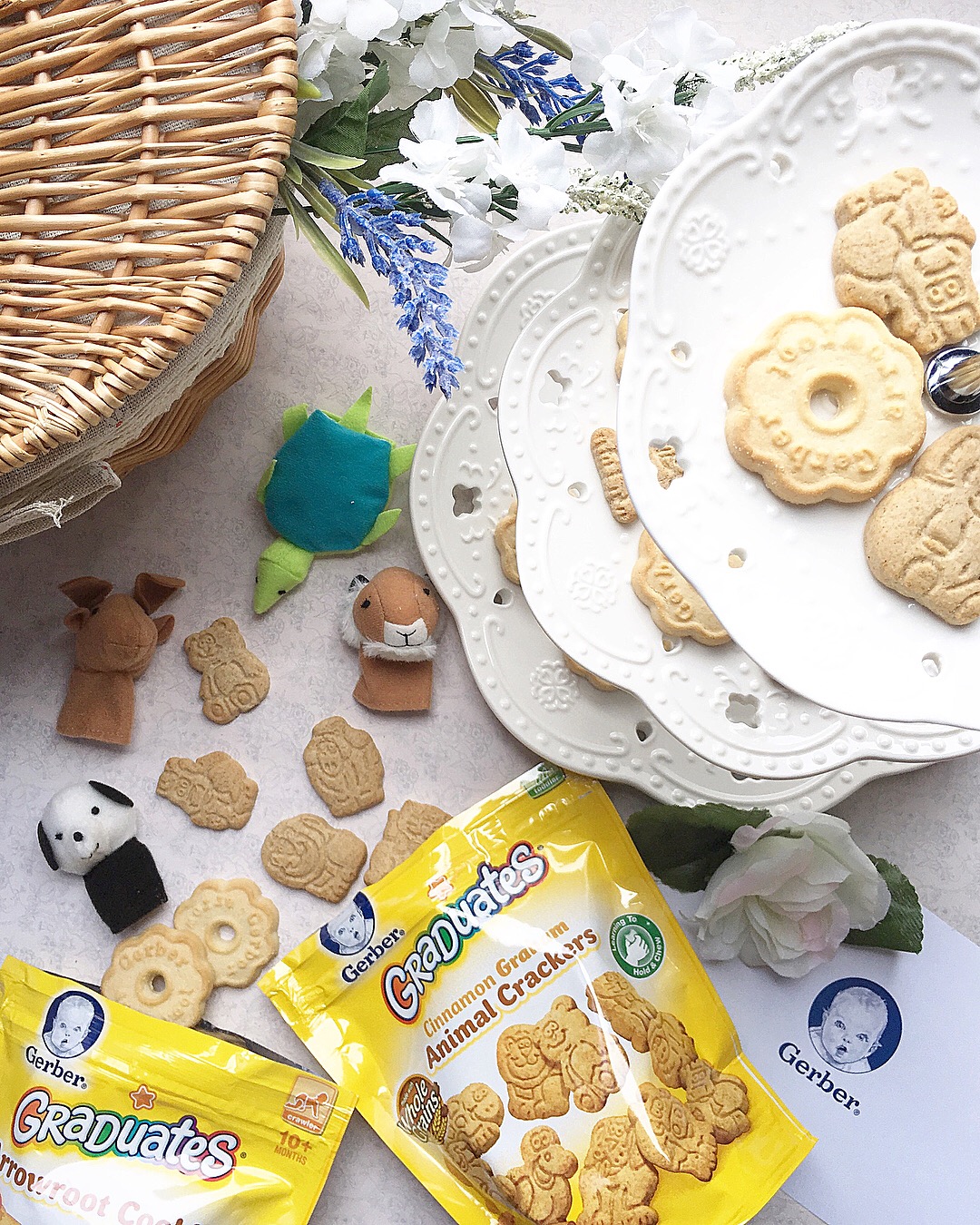 Nestlé Gerber® Graduates Cinnamon Graham Animal Cookies and Arrowroot ...
