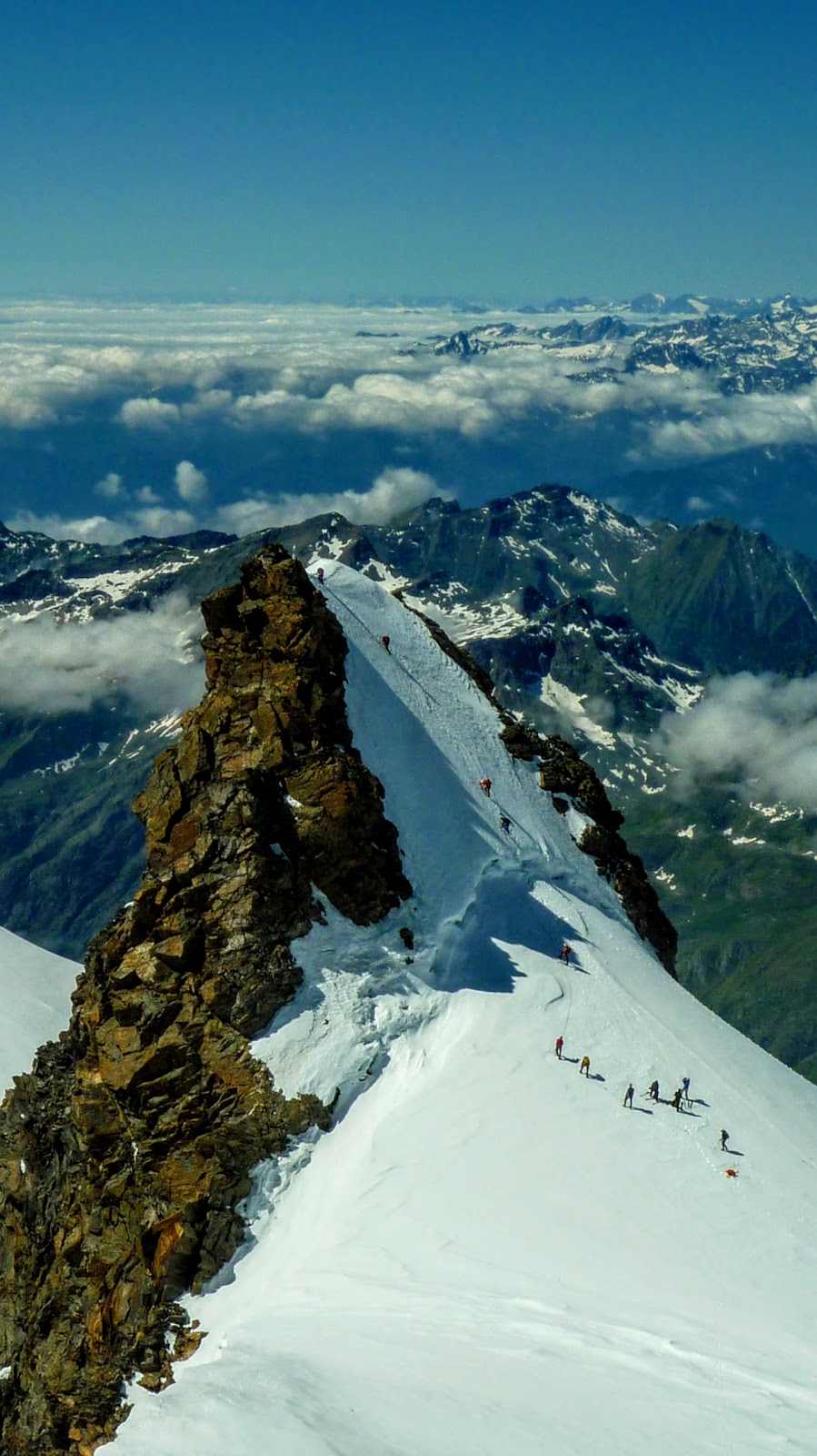 Avventure di Montagna e...: Balmenhorn 4167m, Corno Nero 4322m ...