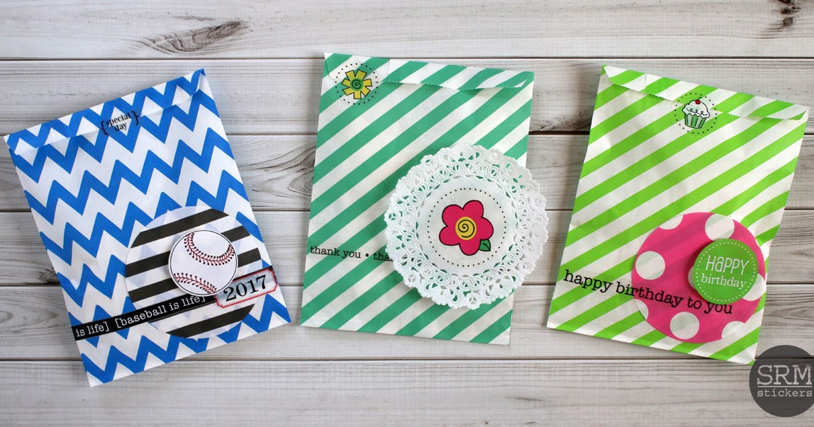 SRM Stickers: Goodie Bags for 3 Spring Occasions by Samantha