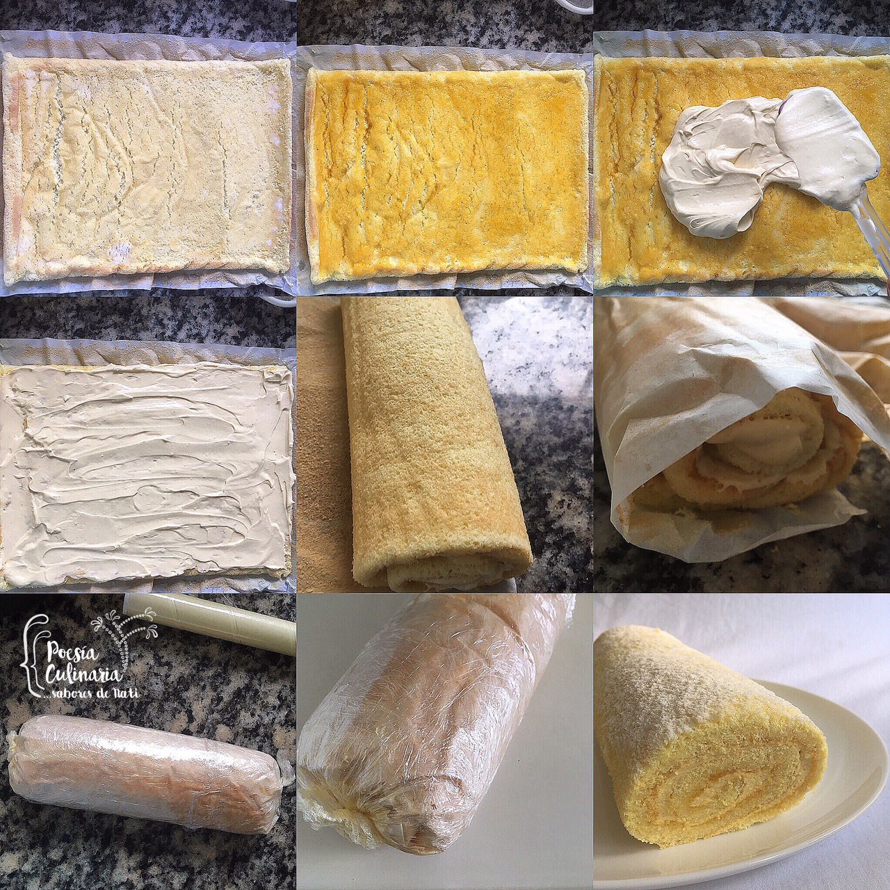 Poesía Culinaria . Sabores de Nati: Rocambole de fruta de la pasión y ...