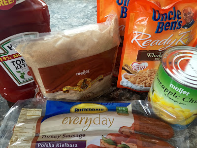 Living on Cloud Nine: SLOW COOKER ISLAND KIELBASA