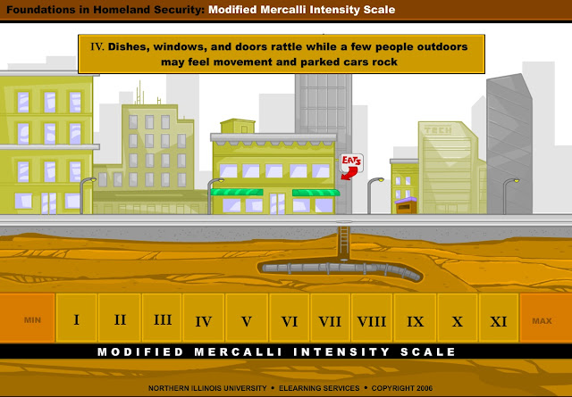 Mercalli Earthquake Interactive