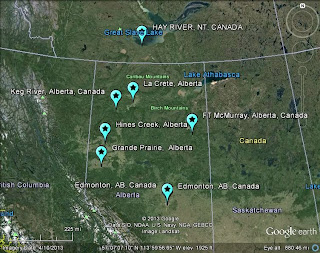 The Latest Worldwide Meteor/Meteorite News: Alberta / NT, Canada Meteor ...