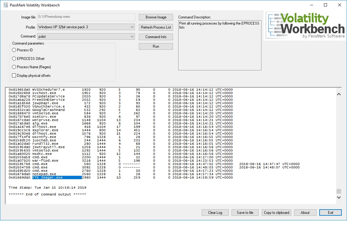 Digital Forensics Examiner: Digital Forensics: volatility-workbench