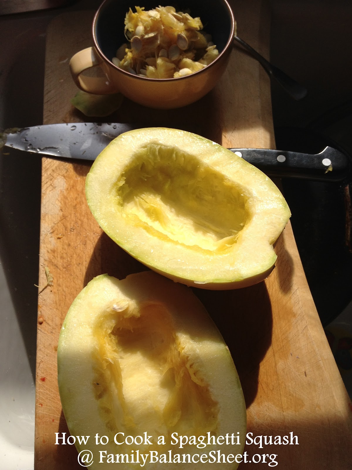 How to Cook Spaghetti Squash - Family Balance Sheet