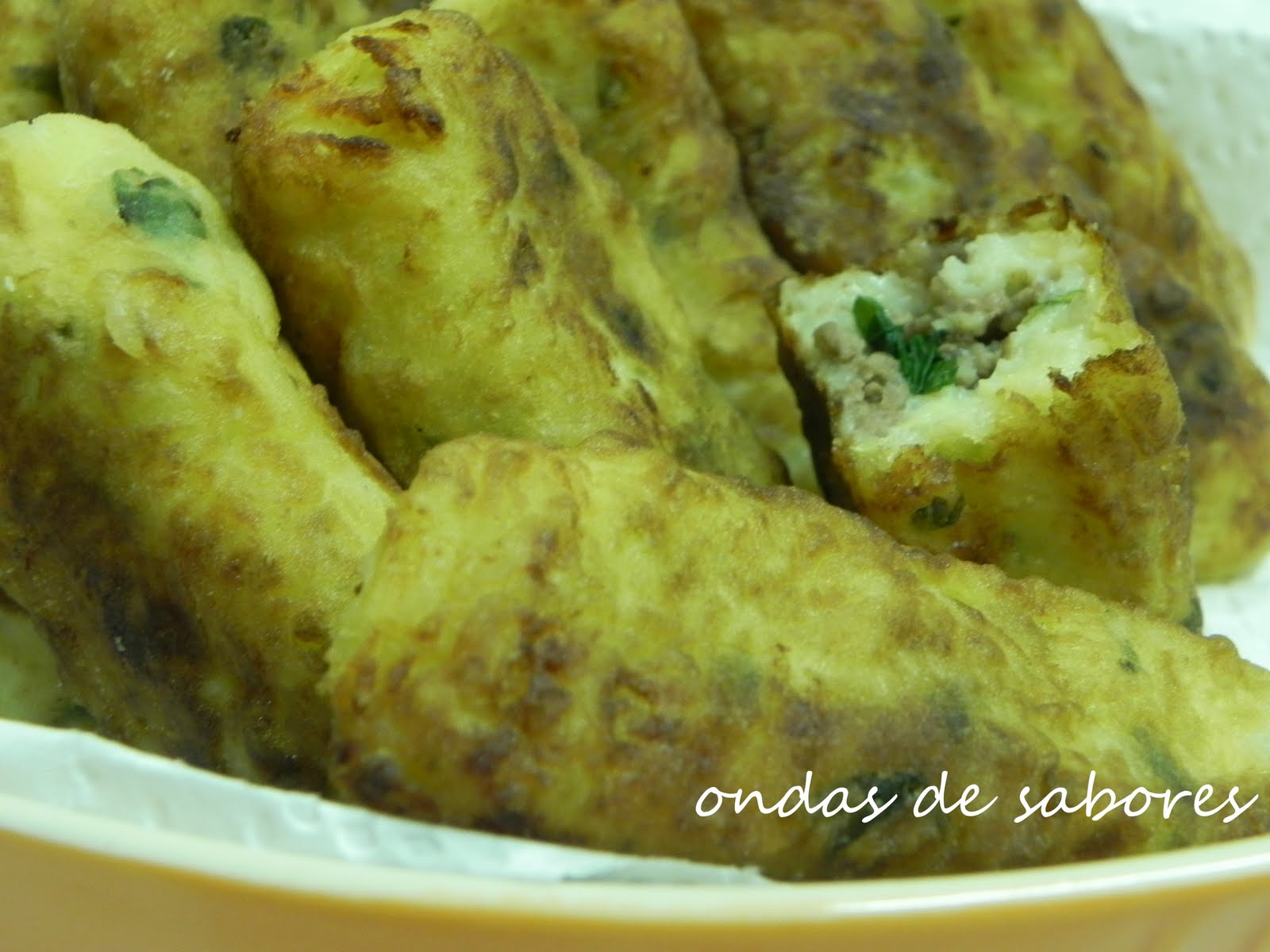 Ondas de Sabores: Bolinho de Batata Recheado