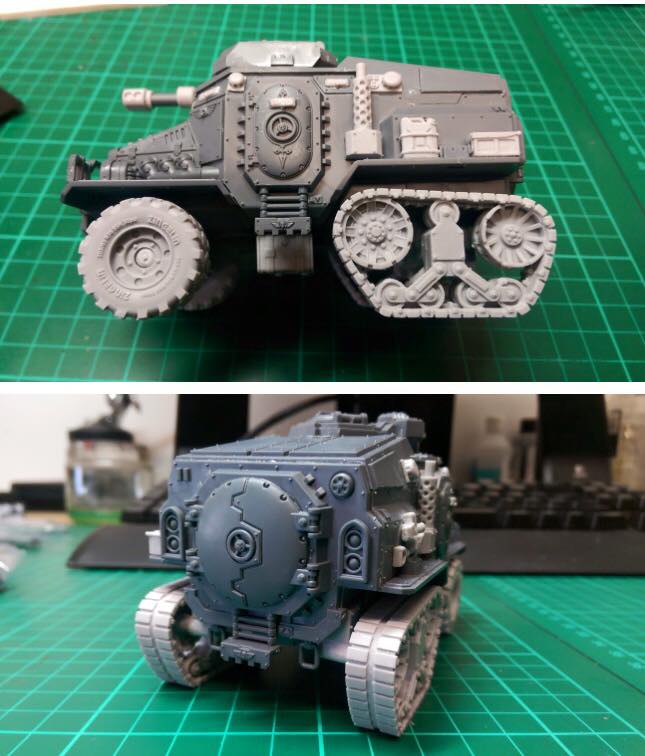 Tabletop Fix: Zinge Industries - Taurox Halftrack Conversion Set