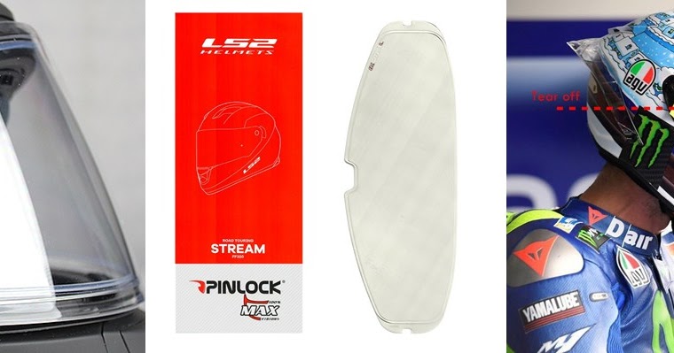 Perbedaan Antifog, Pinlock, dan Tear off Pada Helm