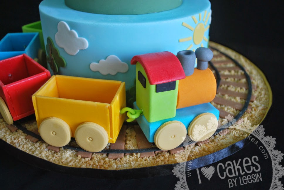 Penang Wedding Cakes by Leesin: Train Cake
