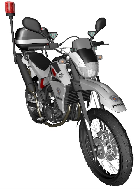 Equipe Tatica 3D ® » Mods Policiais Em Geral: Yamaha XT 660 - ROCAM PMESP