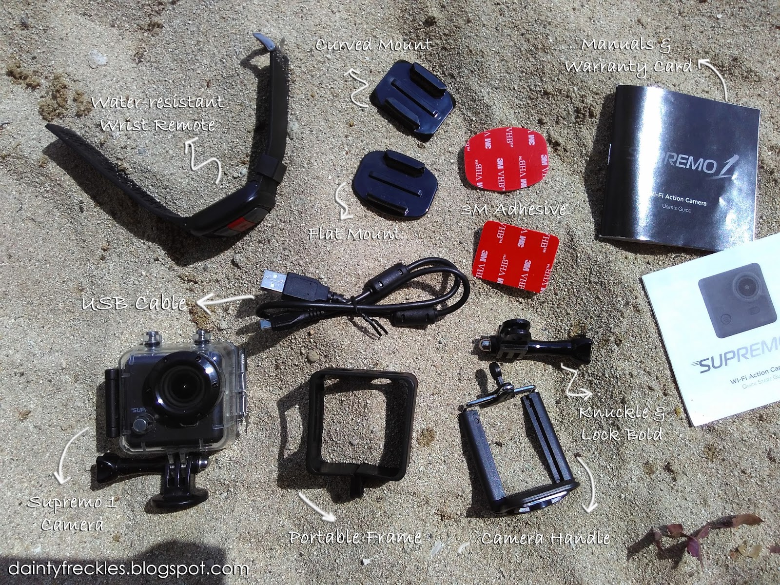 SUPREMO 1 WIFI ACTION CAMERA: the POOR MAN'S GO PRO! - Dainty Freckles