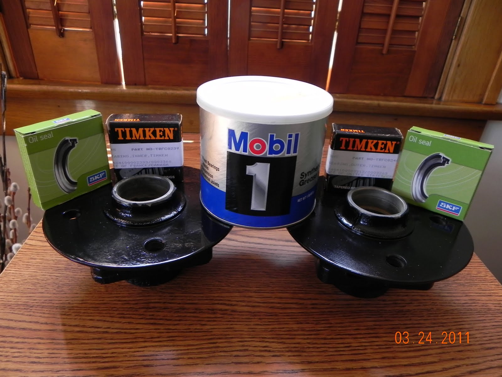 Tripp's TR6: Front Brake Rotors, Wheel Hubs, and Jack Drews Axle Upgrade