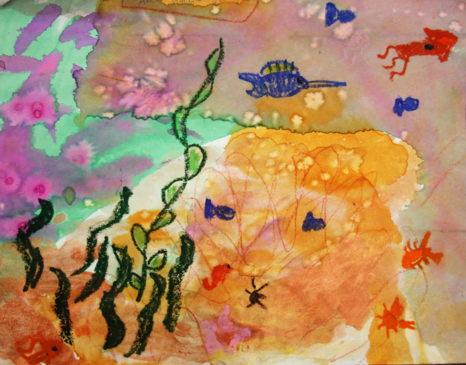 Briargrove Elementary Art Page: Coral Reef