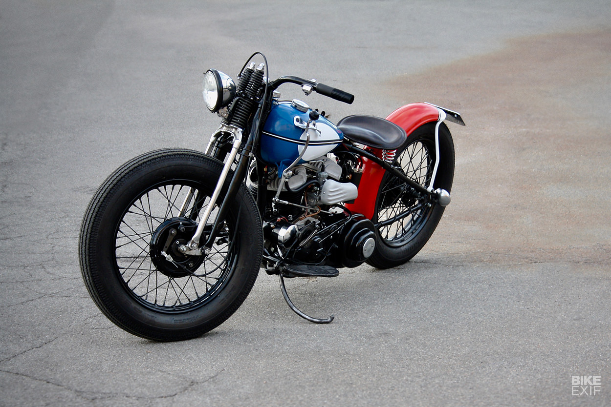 JAMESVILLE MOTORCYCLES: JAMESVILLE '42 WLA FLATHEAD BOBBER