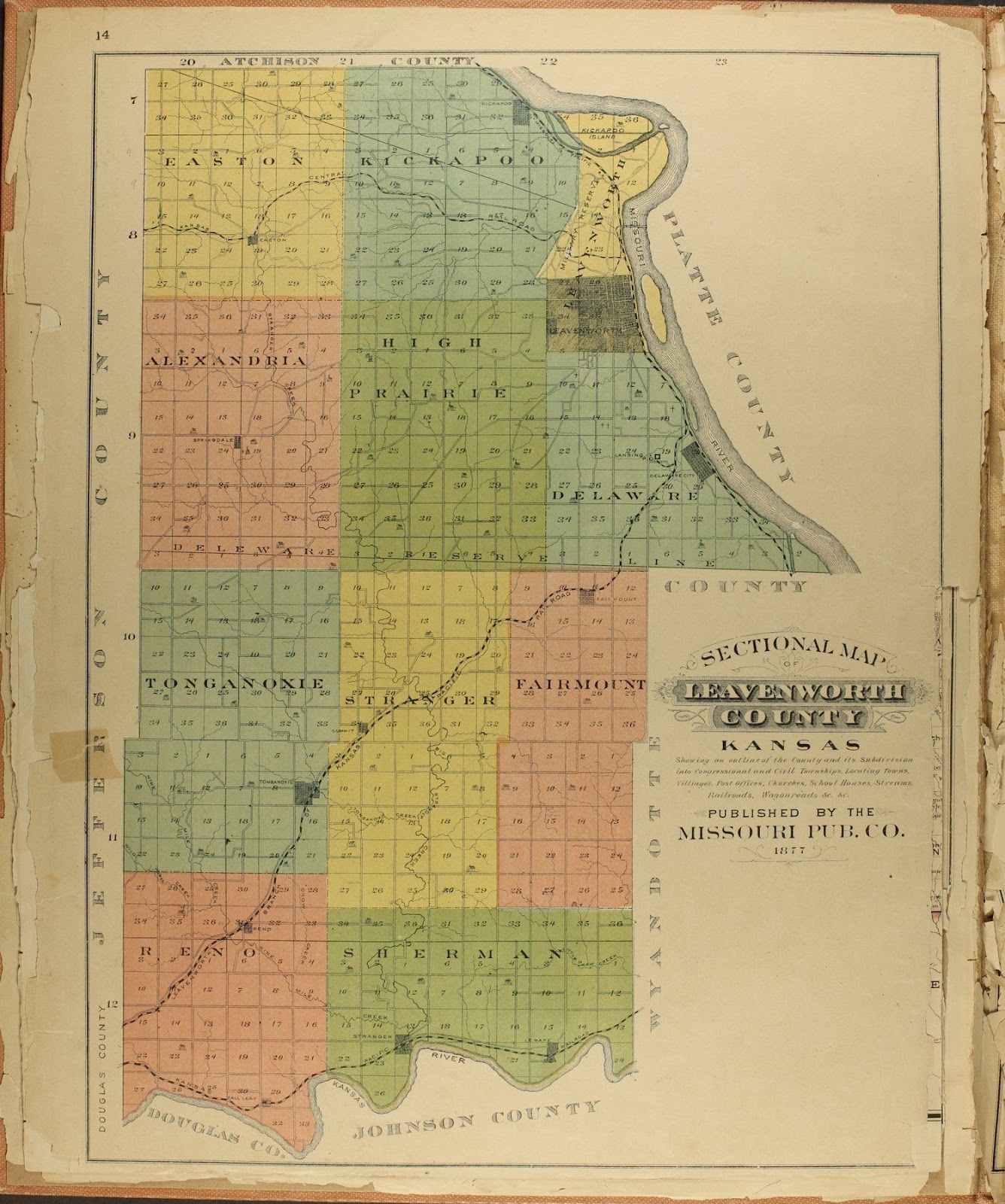 Mosel-Miami Musings: The Kansas leg from Kansas City MO to Tipton KS