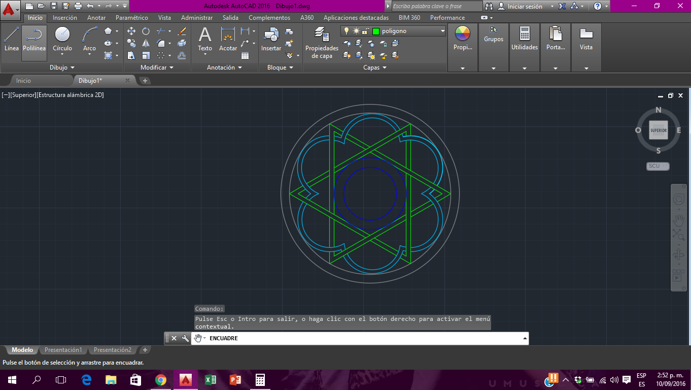 AUTOCAD 2016-1124660: Actividad Nº 3 Dibujos Básicos AUTOCAD