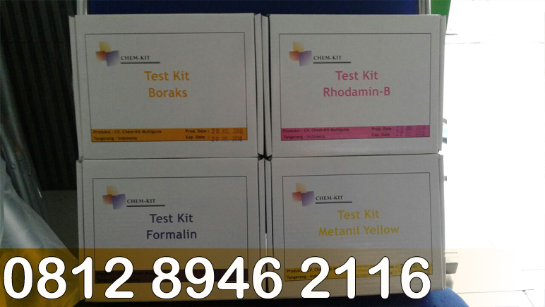 Test Kit Makanan Akurat Merk Chemkit