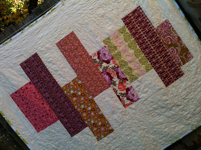 Mama Roux: Another Random Patchwork Quilt, Brandied Pear