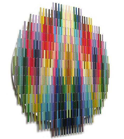 Art Now and Then: Craft Stick Art