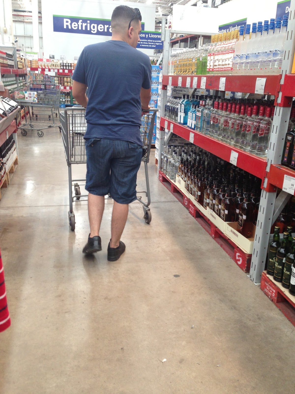 Culos de hombres: Ricos del super