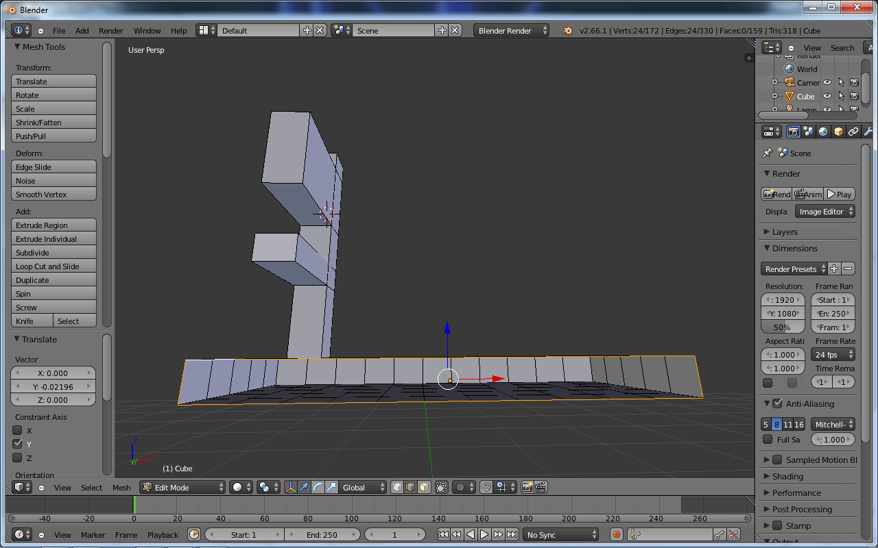 Blender Tutorial : Membuat Model Pertama Di Blender